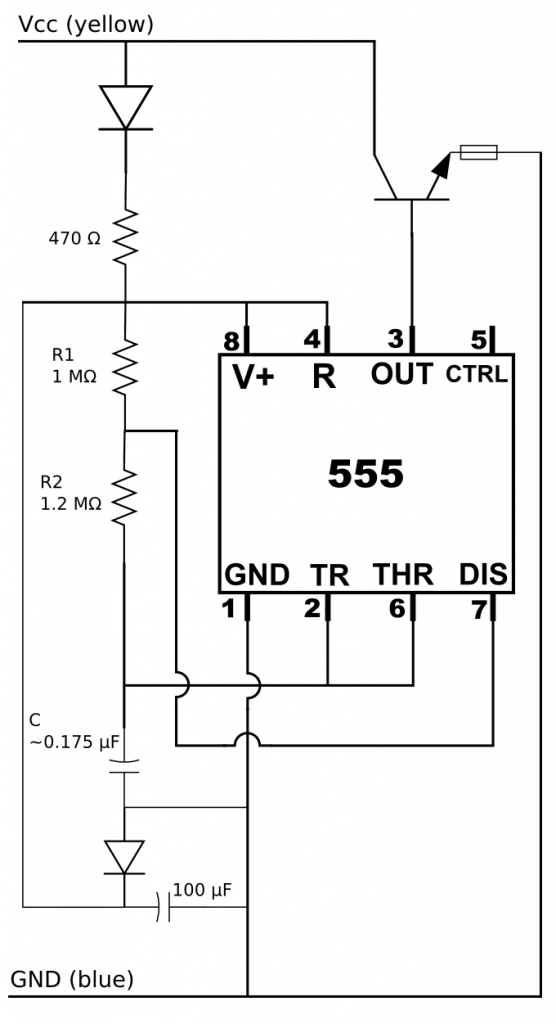 Reverse engineering the Fischertechnik blinker at Compdigitec Labs